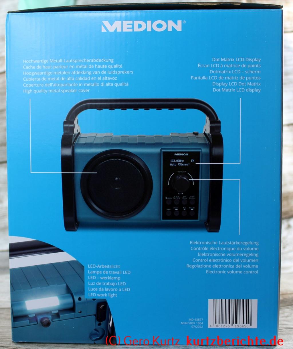 Erfahrungsbericht MEDION E66877 DAB+ Baustellenradio /Soundmaster DAB80