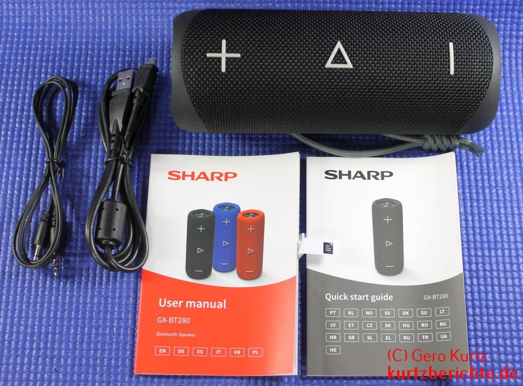 Erfahrungsbericht Sharp GX-BT280 Stereo-Bluetooth-Lautsprecher
