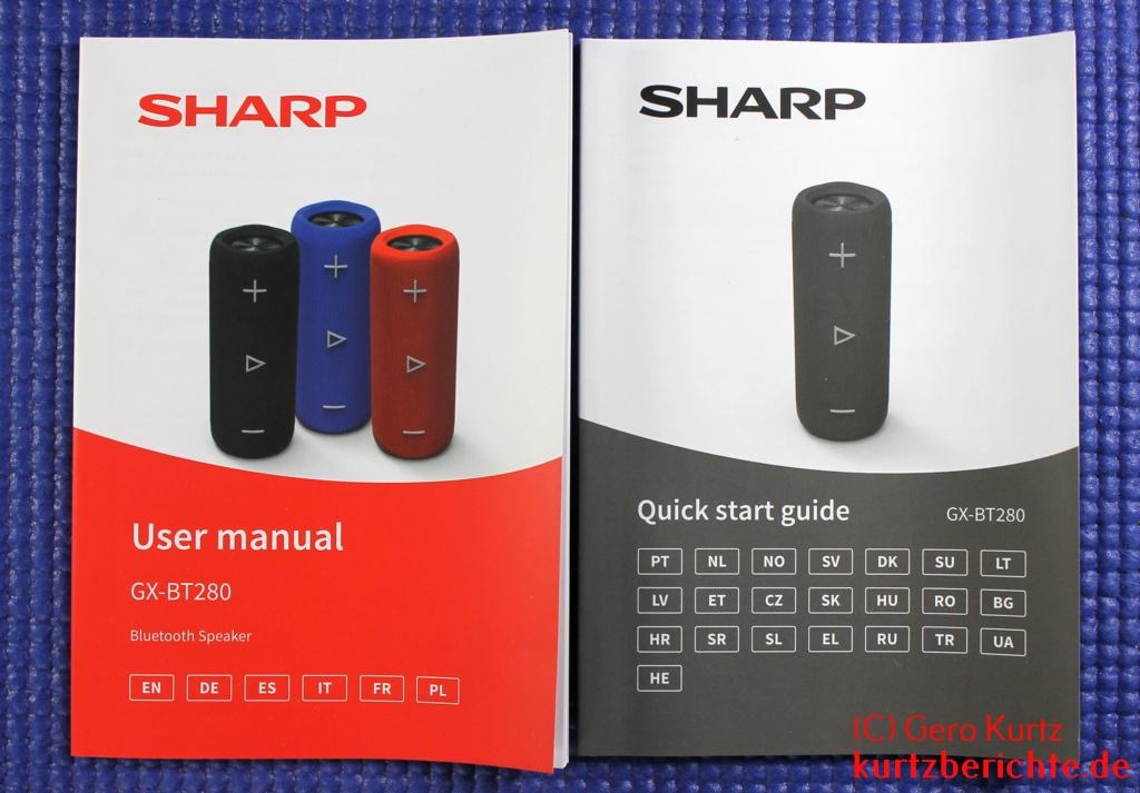 Erfahrungsbericht Sharp GX-BT280 Stereo-Bluetooth-Lautsprecher