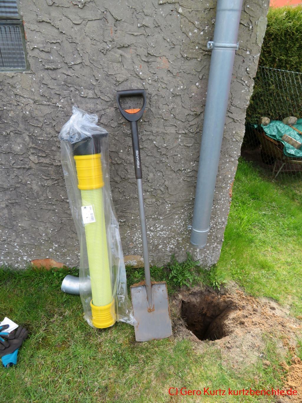 Erfahrungsbericht fertiger Sickerschacht mit 1 Meter Länge