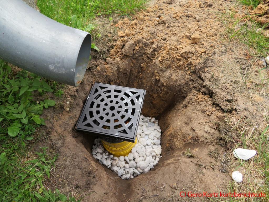 Erfahrungsbericht fertiger Sickerschacht mit 1 Meter Länge